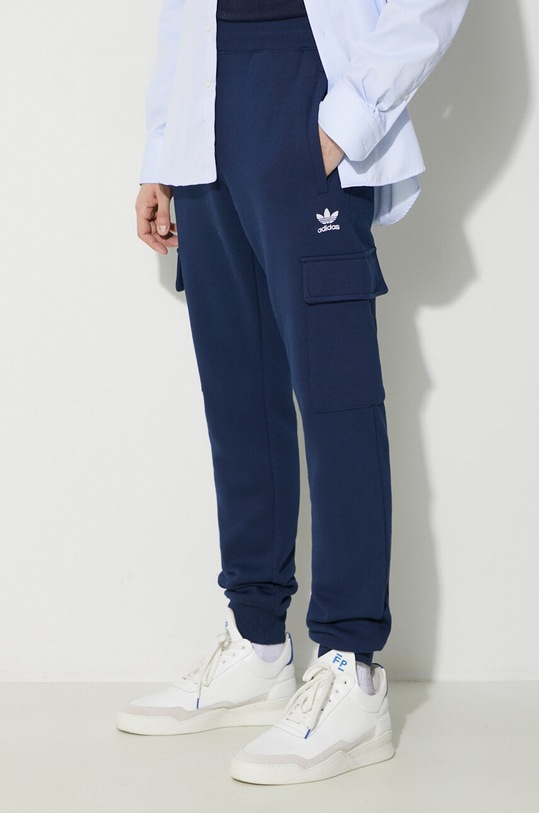 adidas Originals joggers Trefoil Essentials Cargo Pants blue color IP2757 at PRM US