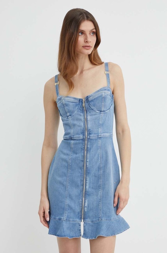 Jeans obleka Guess MARCELA W4GK03 D5B42 | kupite na ANSWEAR.si