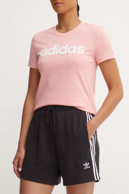 adidas Originals rövidnadrág 3-Stripes női, fekete, nyomott mintás ...