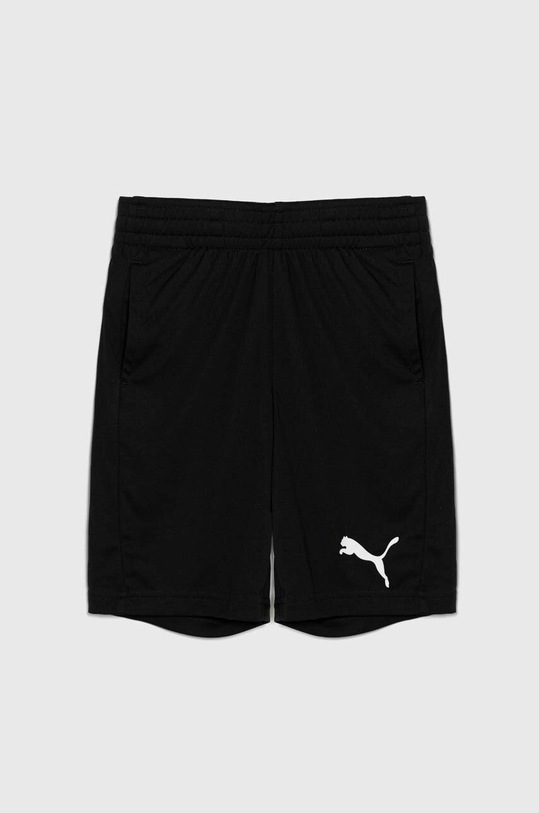 Детские шорты Puma ACTIVE Interlock Shorts B цвет чёрный с принтом ...