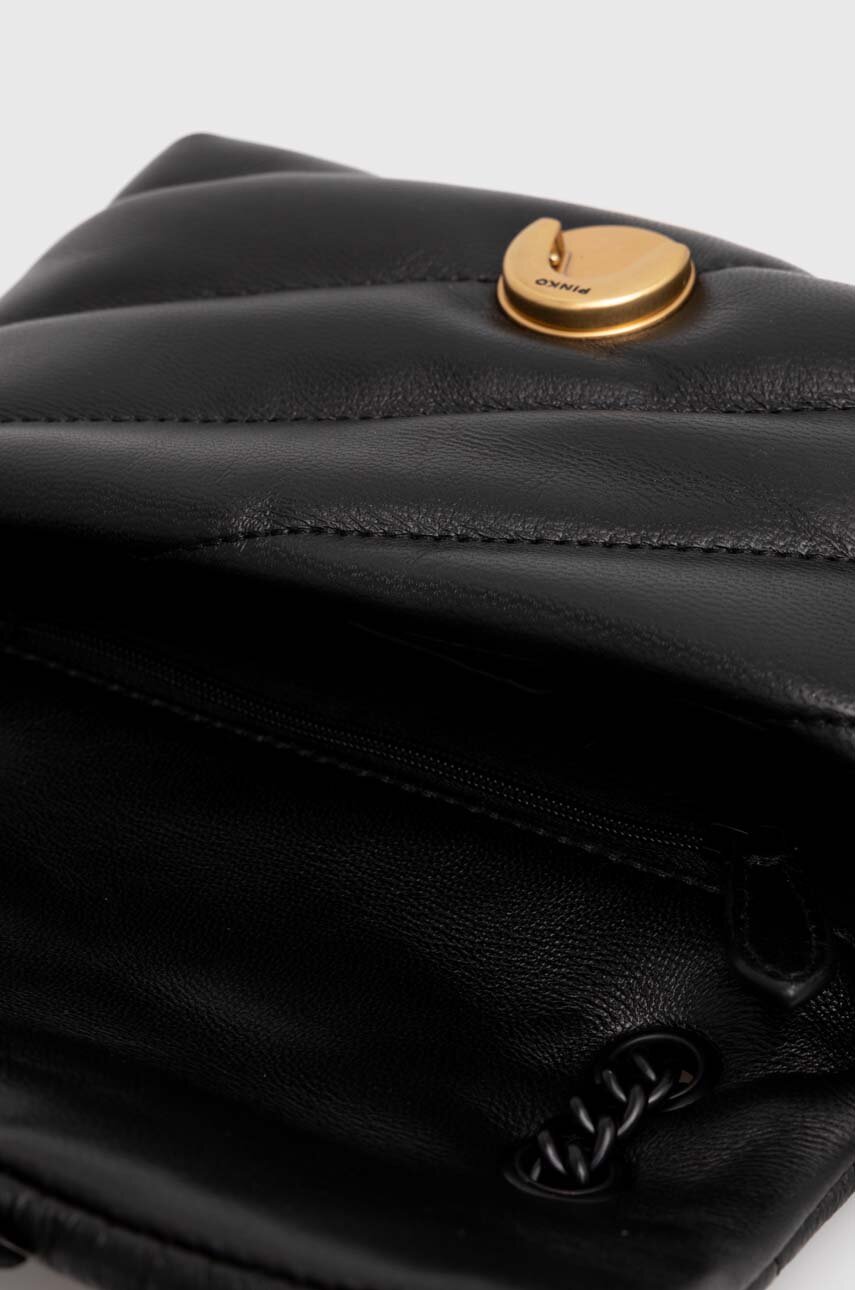 Kožená kabelka Pinko čierna farba, 100040.A1JO | ANSWEAR.sk