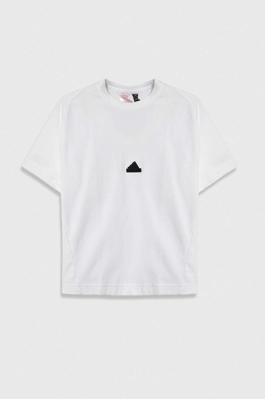 adidas t-shirt dziecięcy kolor biały z aplikacją | Answear.com