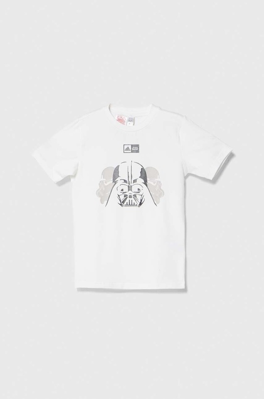 adidas t-shirt dziecięcy x Star Wars kolor biały z nadrukiem | Answear.com