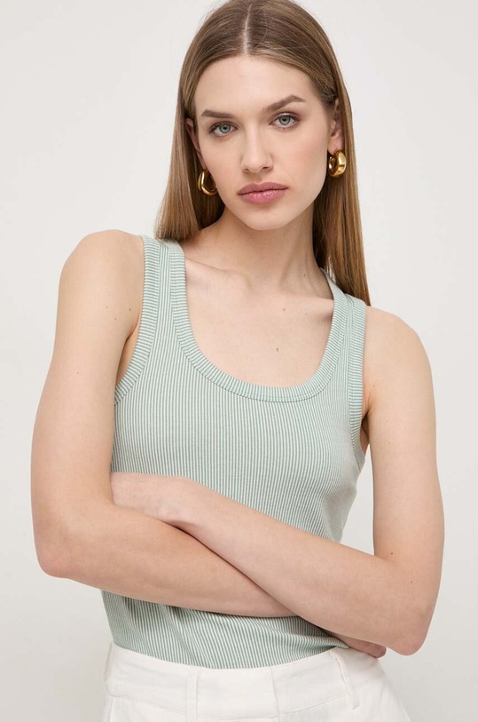 Top Boss Orange, barva zelená | ANSWEAR.cz