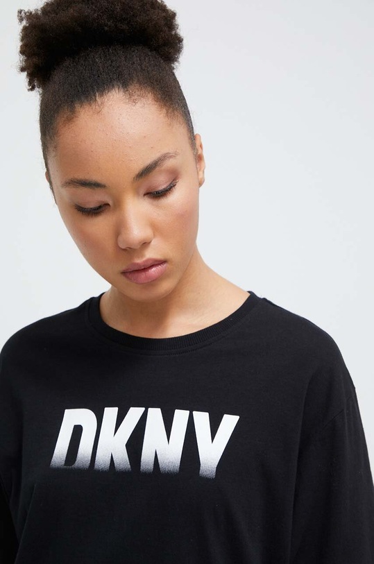 Dkny t-shirt bawełniany damski kolor czarny DP3T9626 | Answear.com
