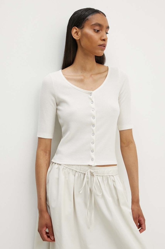 Levi's bluza femei, culoarea bej, neted, A7259 | ANSWEAR.ro