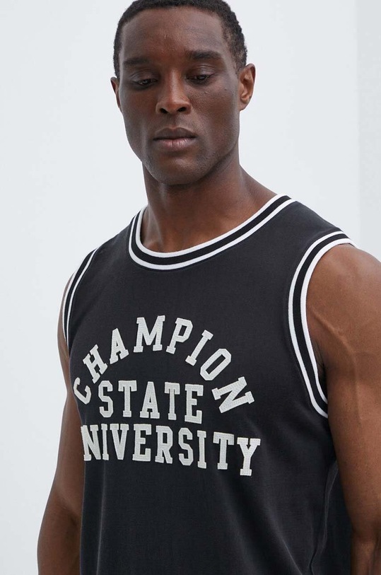 Champion top męski kolor czarny 220009 | Answear.com