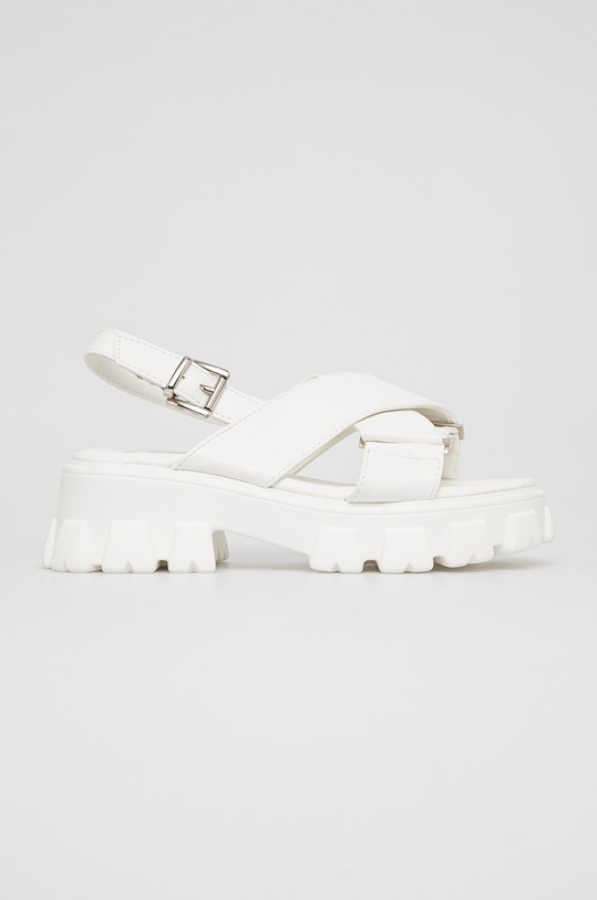 Answear Lab sandale femei, culoarea alb, cu platforma | ANSWEAR.ro