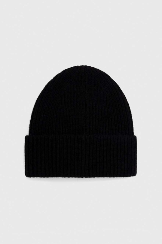 Vunena kapa Answear.LAB boja: crna, od debelog pletiva, vunena | ANSWEAR.hr
