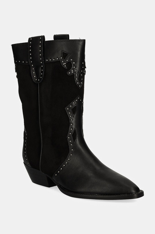 Answear Lab cizme femei, culoarea negru, cu toc plat | ANSWEAR.ro