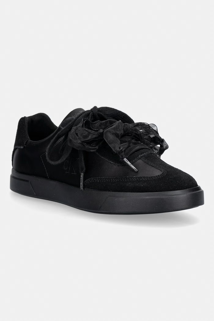 Calvin Klein LOW PRO CUPSOLE WT SATIN MIX маратонки дамски черни ...