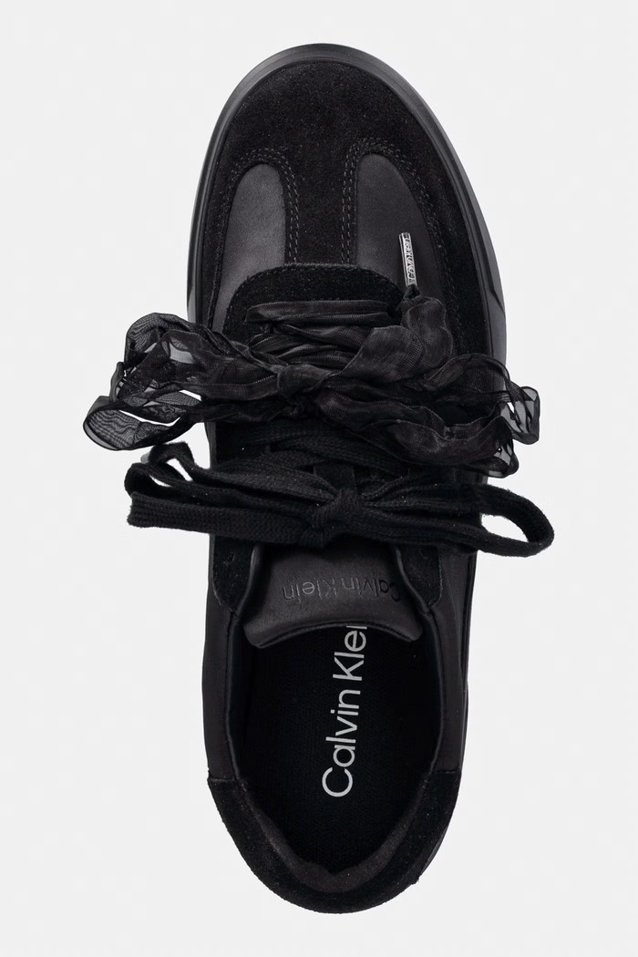 Calvin Klein LOW PRO CUPSOLE WT SATIN MIX маратонки дамски черни ...