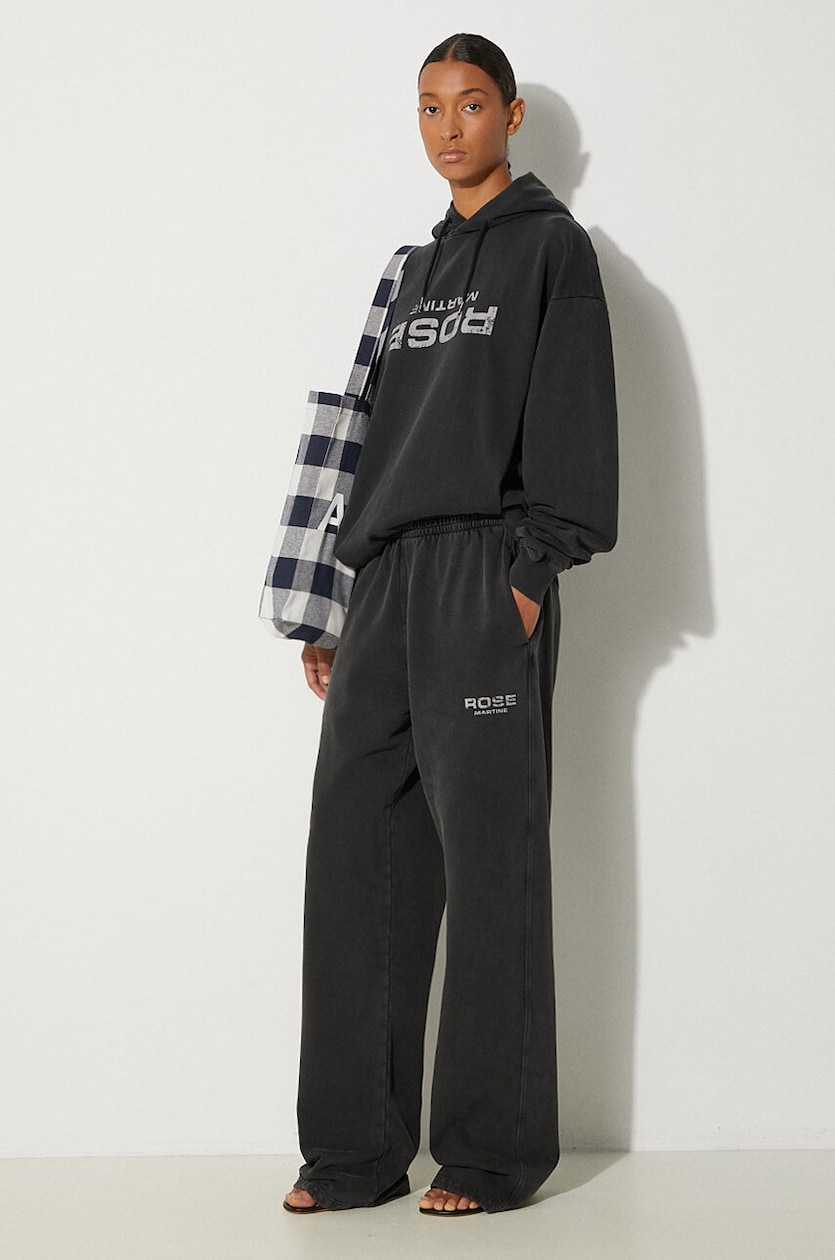 Martine Rose cotton joggers Wide Leg Trackpant black color Martine Rose cotton joggers Wide Leg Trackpant black color
