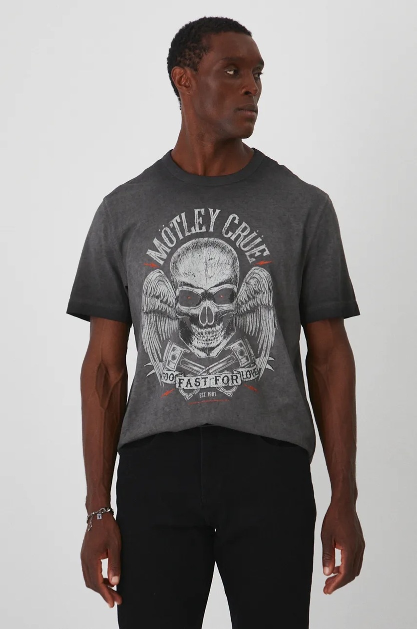 T shirt bawe niany m ski Motley Crue kolor szary