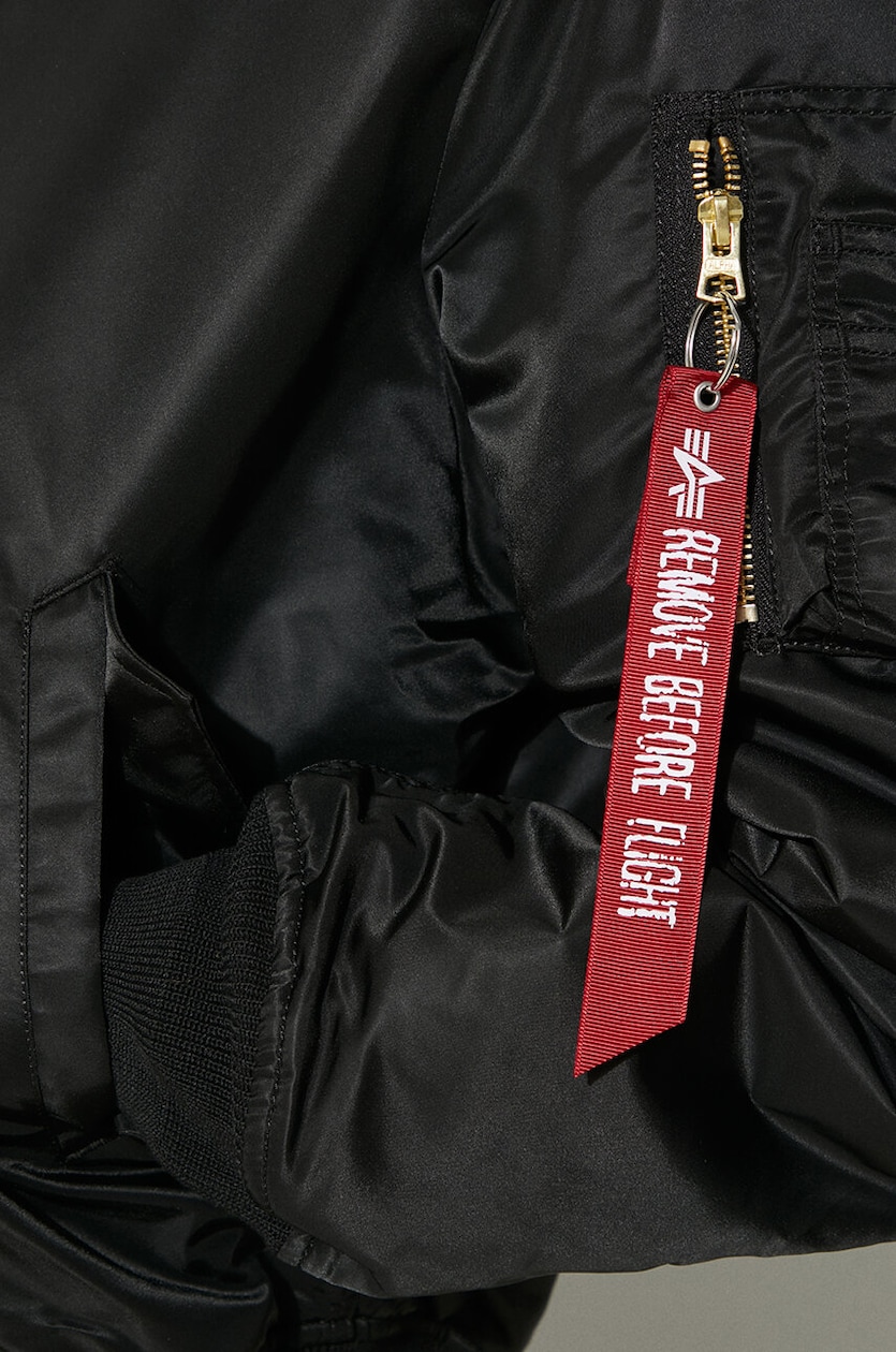 Alpha Industries bomber jacket MA-1 men's black color Alpha Industries bomber jacket MA-1 men's black color