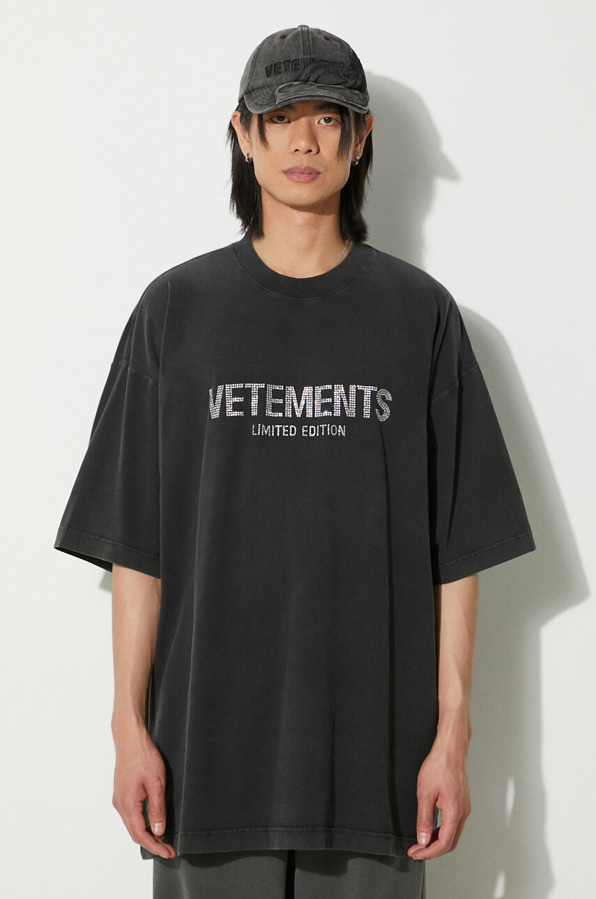 VETEMENTS cotton t-shirt Crystal Limited Edition T-Shirt PRM EU VETEMENTS cotton t-shirt Crystal Limited Edition T-Shirt PRM EU