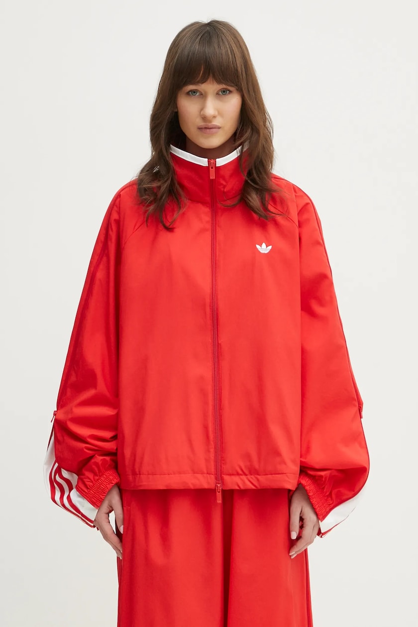 adidas Originals jacket women's red color at PRM US adidas Originals jacket women's red color at PRM US