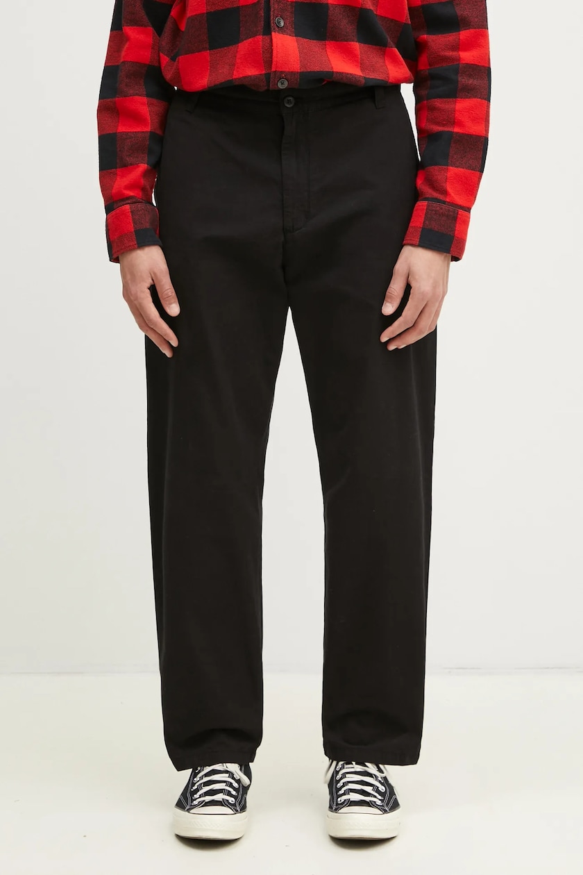 Carhartt WIP trousers Master Pant men's black color I034233 Carhartt WIP trousers Master Pant men's black color I034233